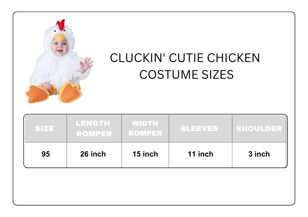 Infant Cluckin' Cutie Chicken Costume by In character Costumes – Orbit ...