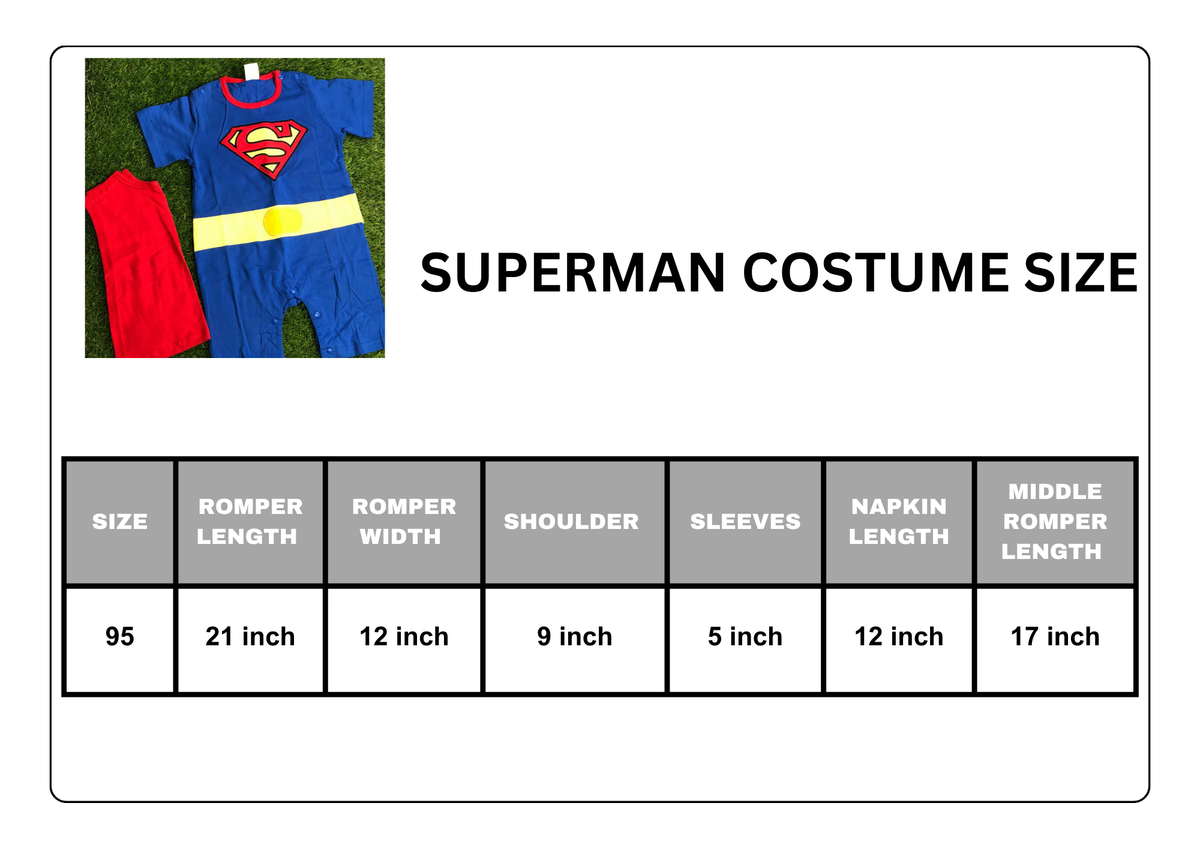 Superman Costume – Orbit Kids Costumes